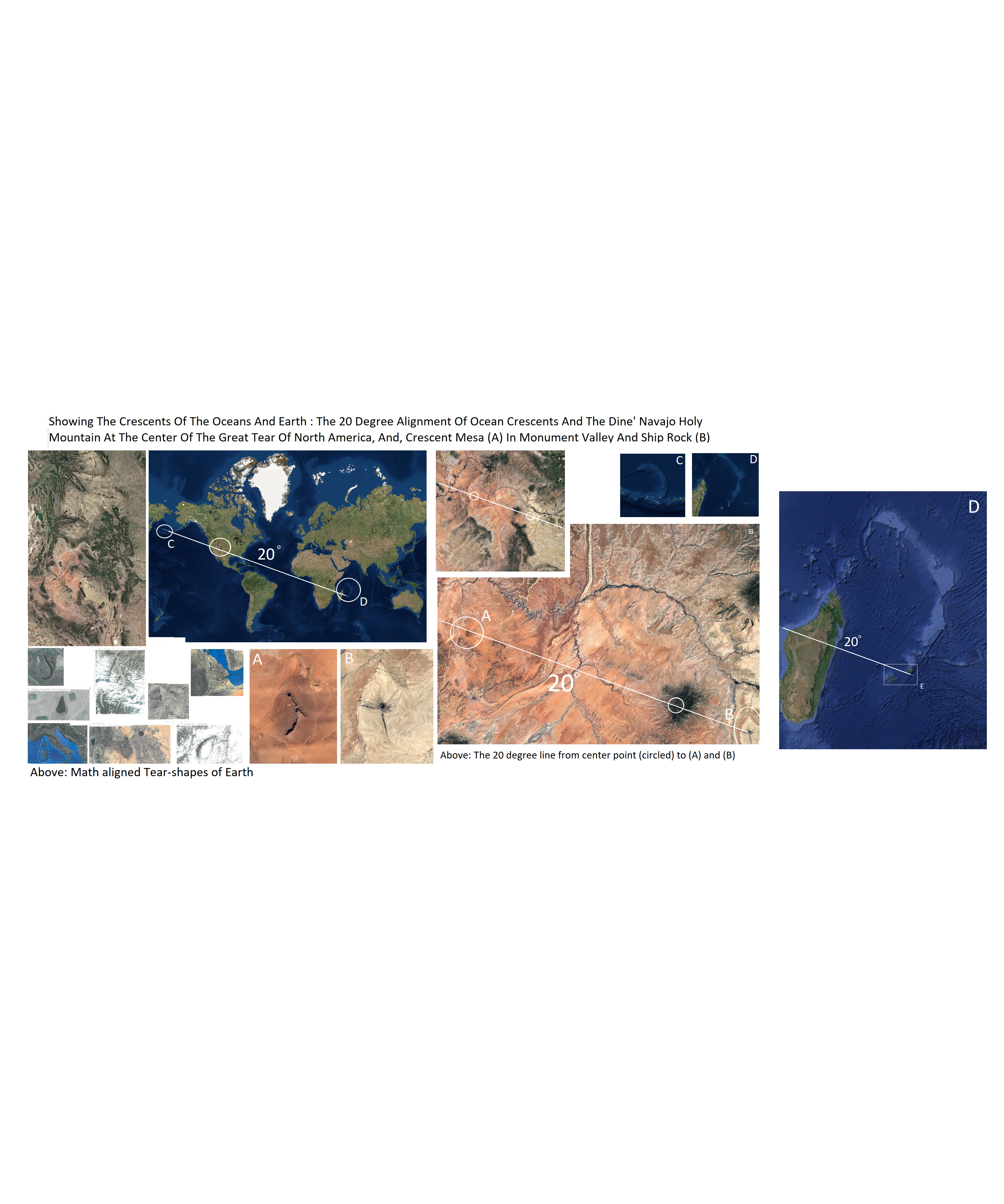 The 20 Degree Line From Mathematical Center Of The Dine’ (Navajo),Hopi ...