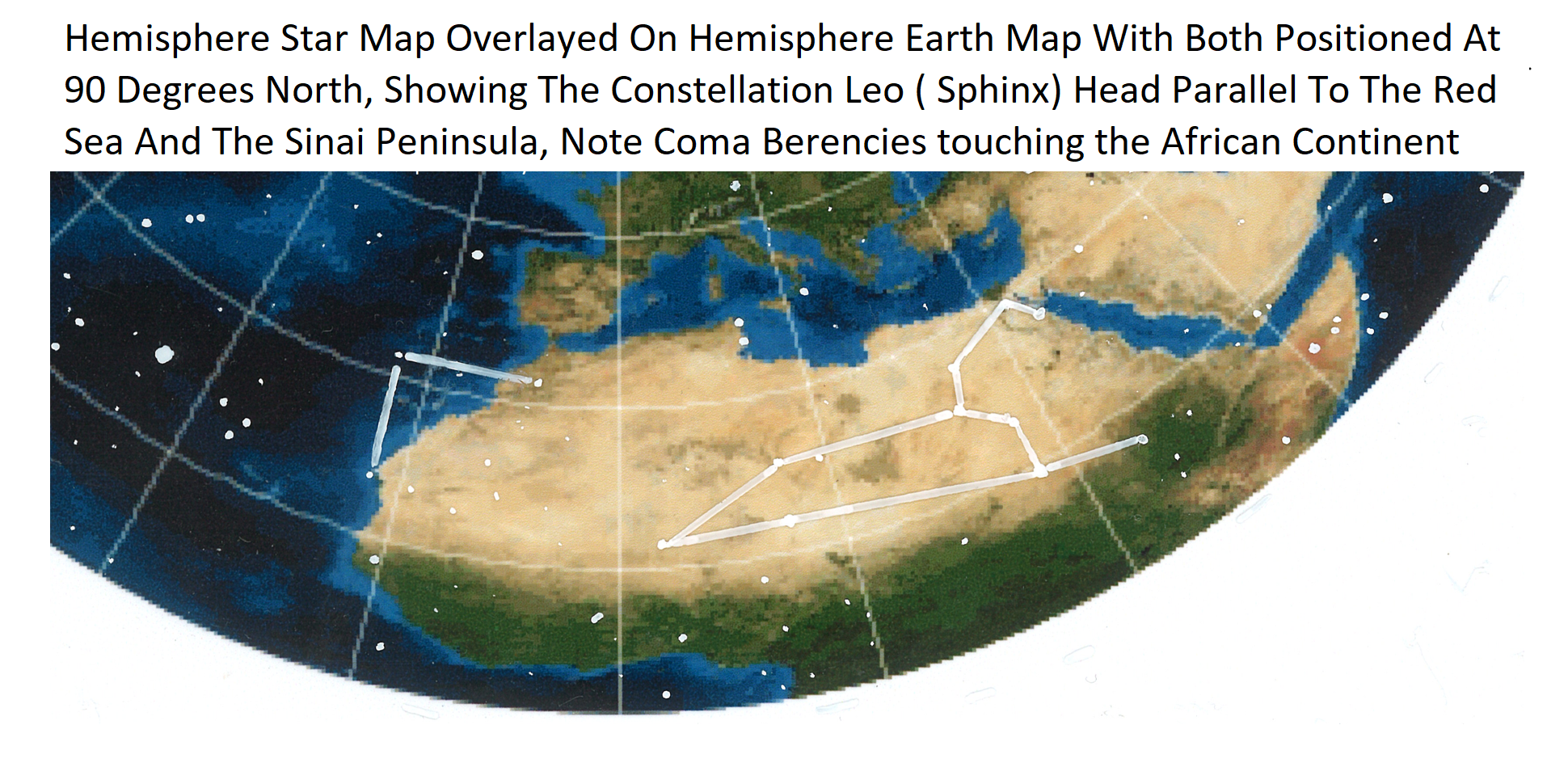 Overlay: Hemisphere Projection Star Map, Cued To Winter Solstice, View ...