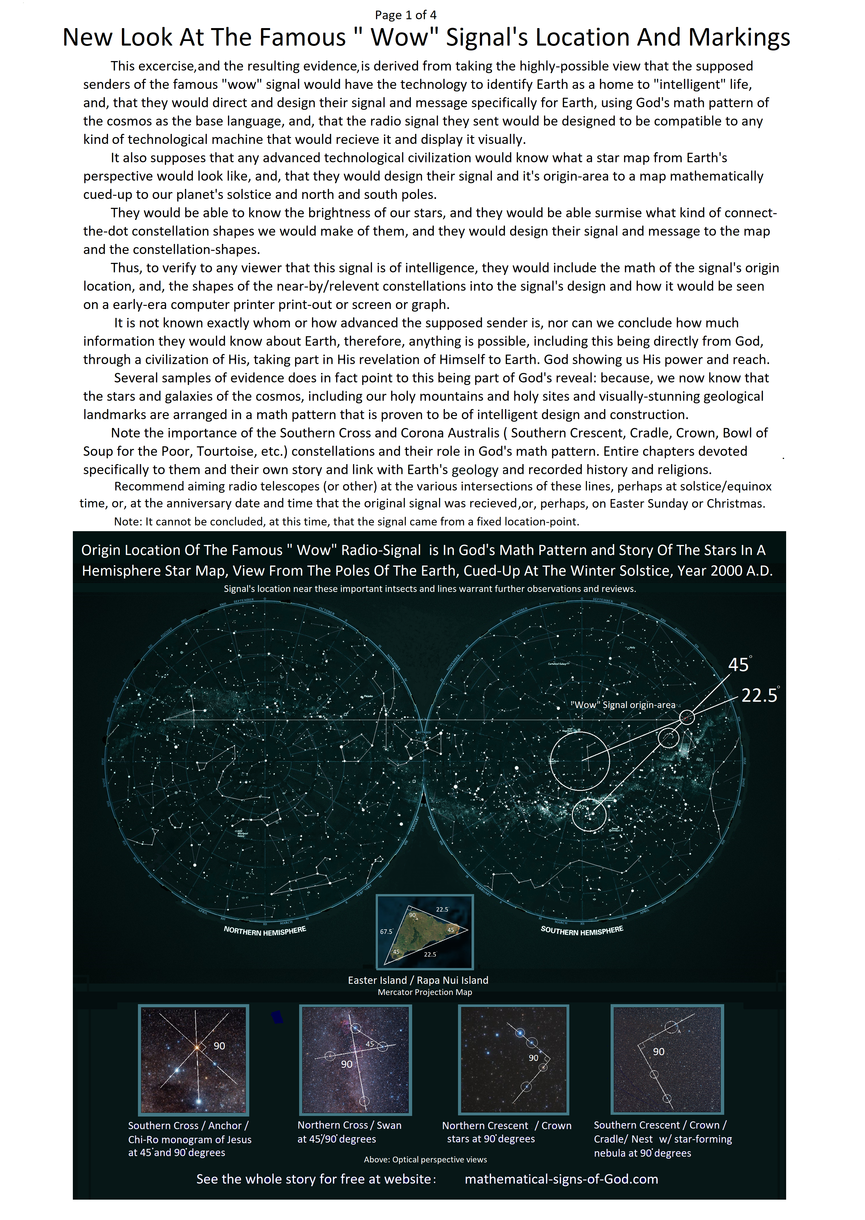1. New Look At The Famous “Wow” Radio Signal: Showing God’s Math ...