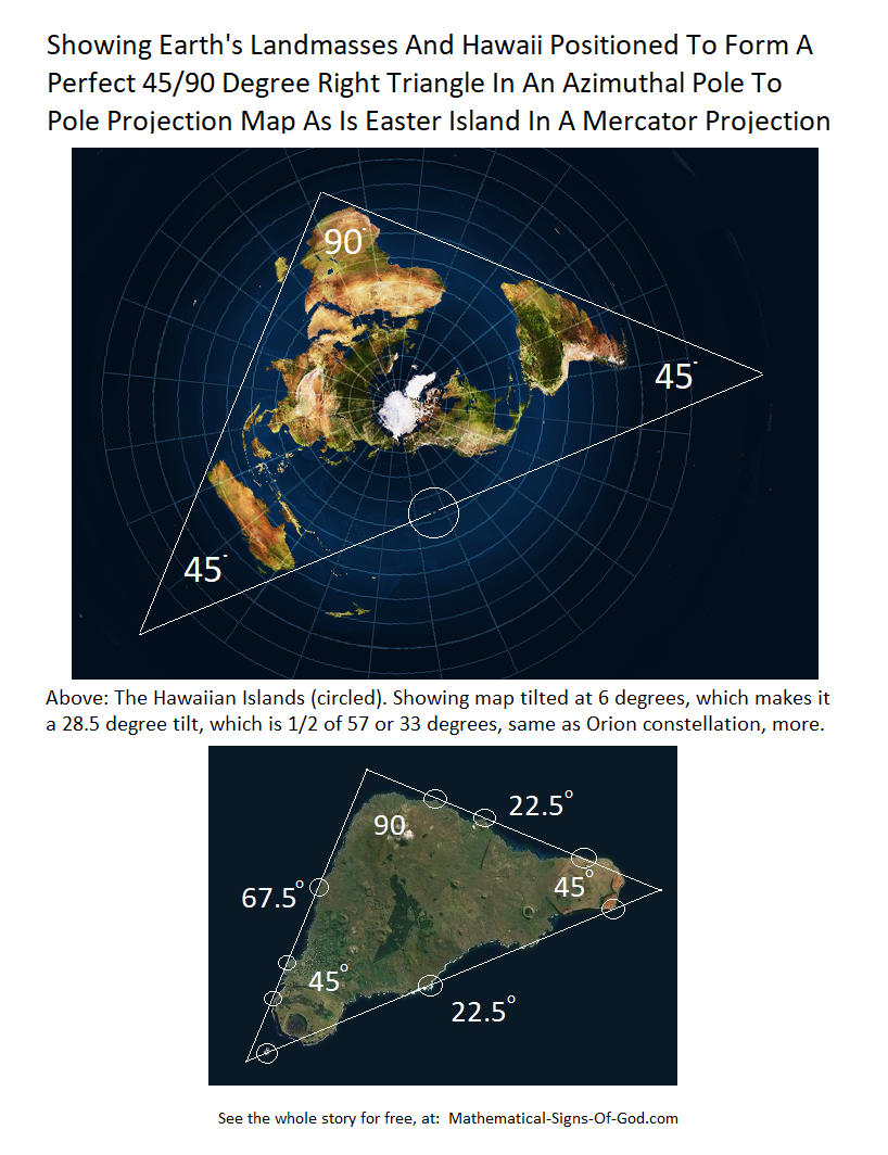 2. Showing the edges of Earths landmasses and the Hawaii Islands in an ...